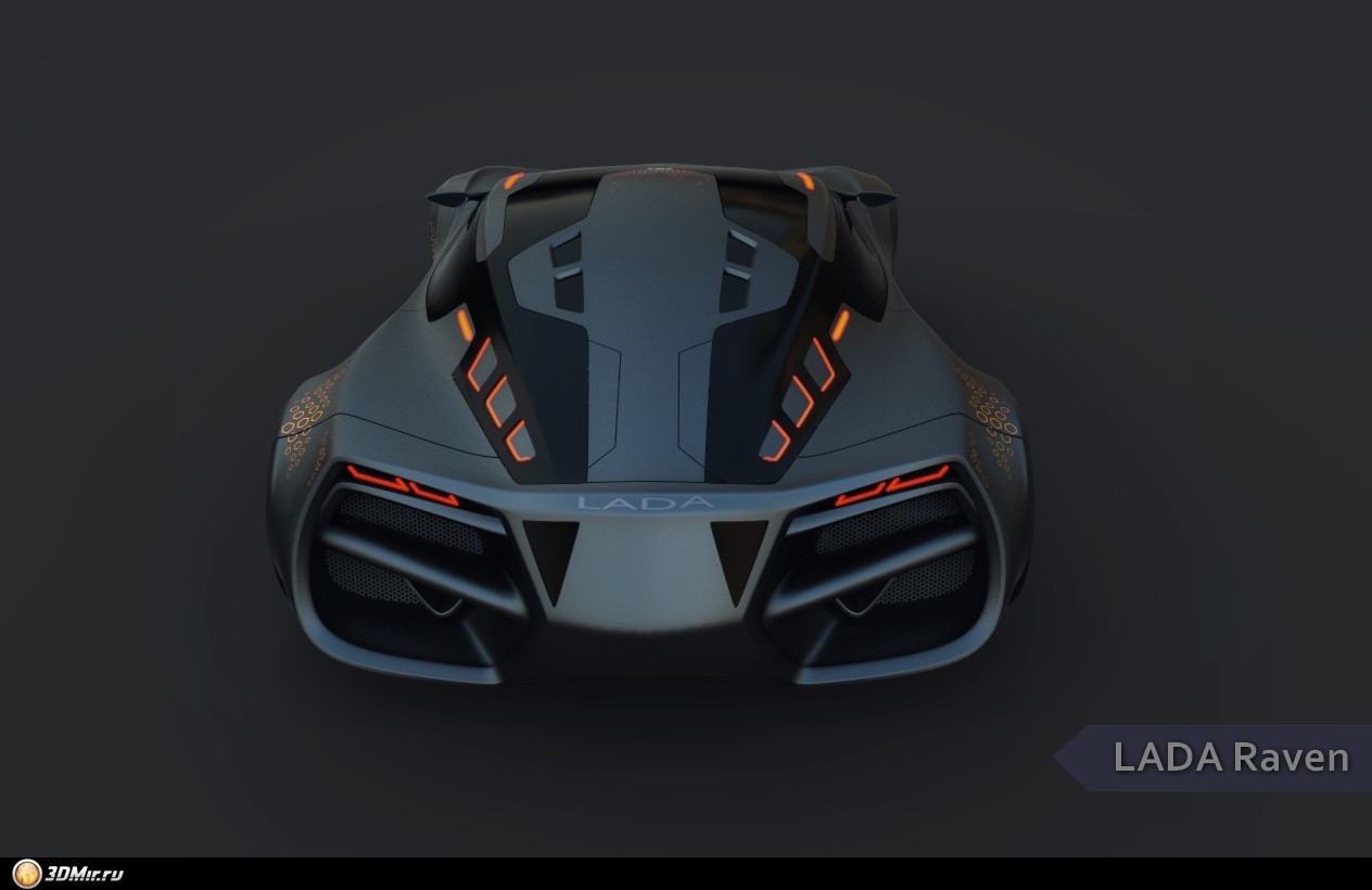 Lada Raven Supercar Concept 2015: Un design extraordinaire