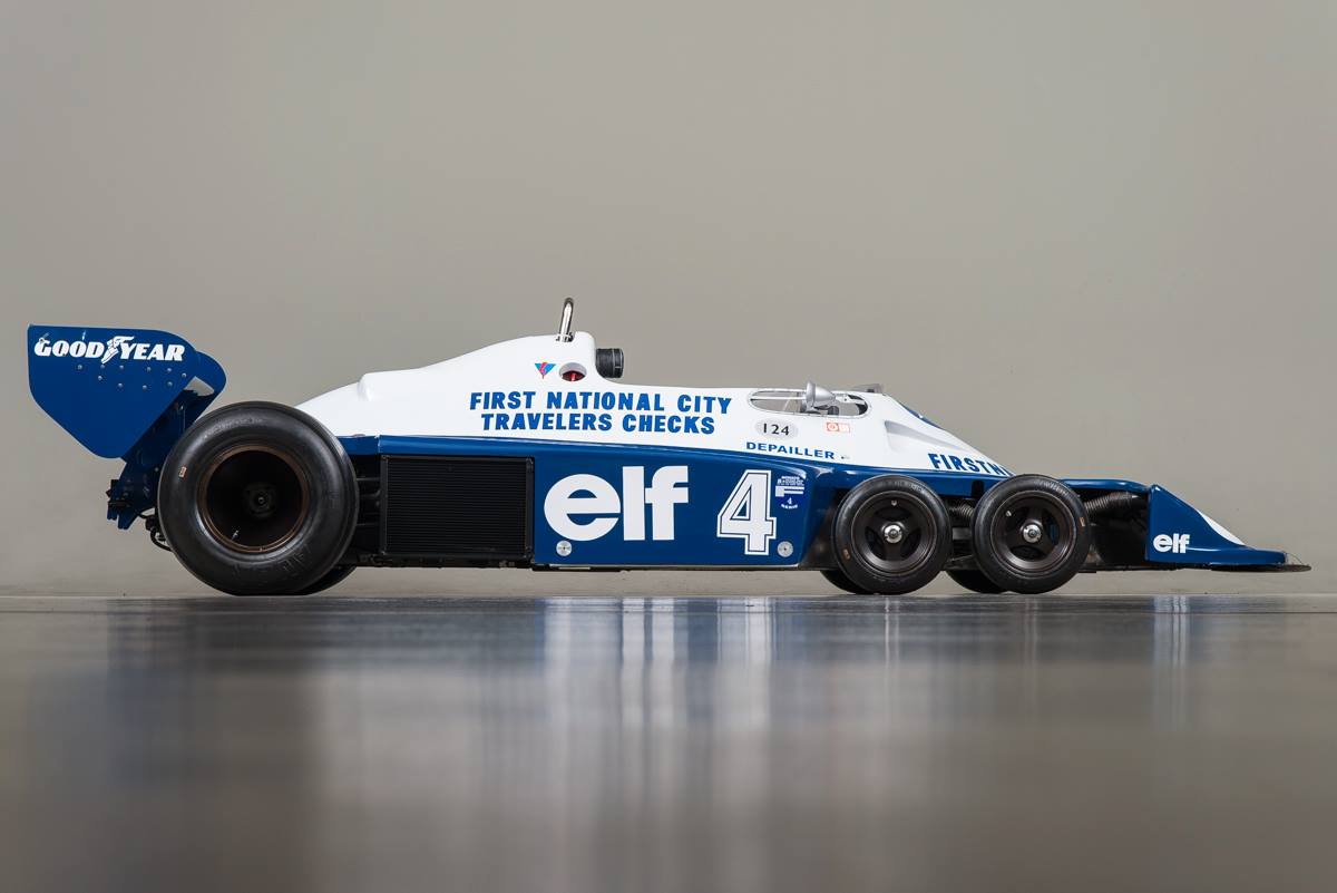Tyrrell P34 F1 1976 - La Formule 1 a 6 roues couru en 1976