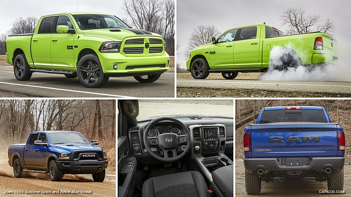 Dodge Ram 1500 Sublime Sport 2017 - Sport et Rebel Bleu