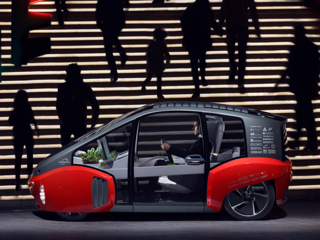 Rinspeed Oasis 2017 - Un concept-car électrique et autonome