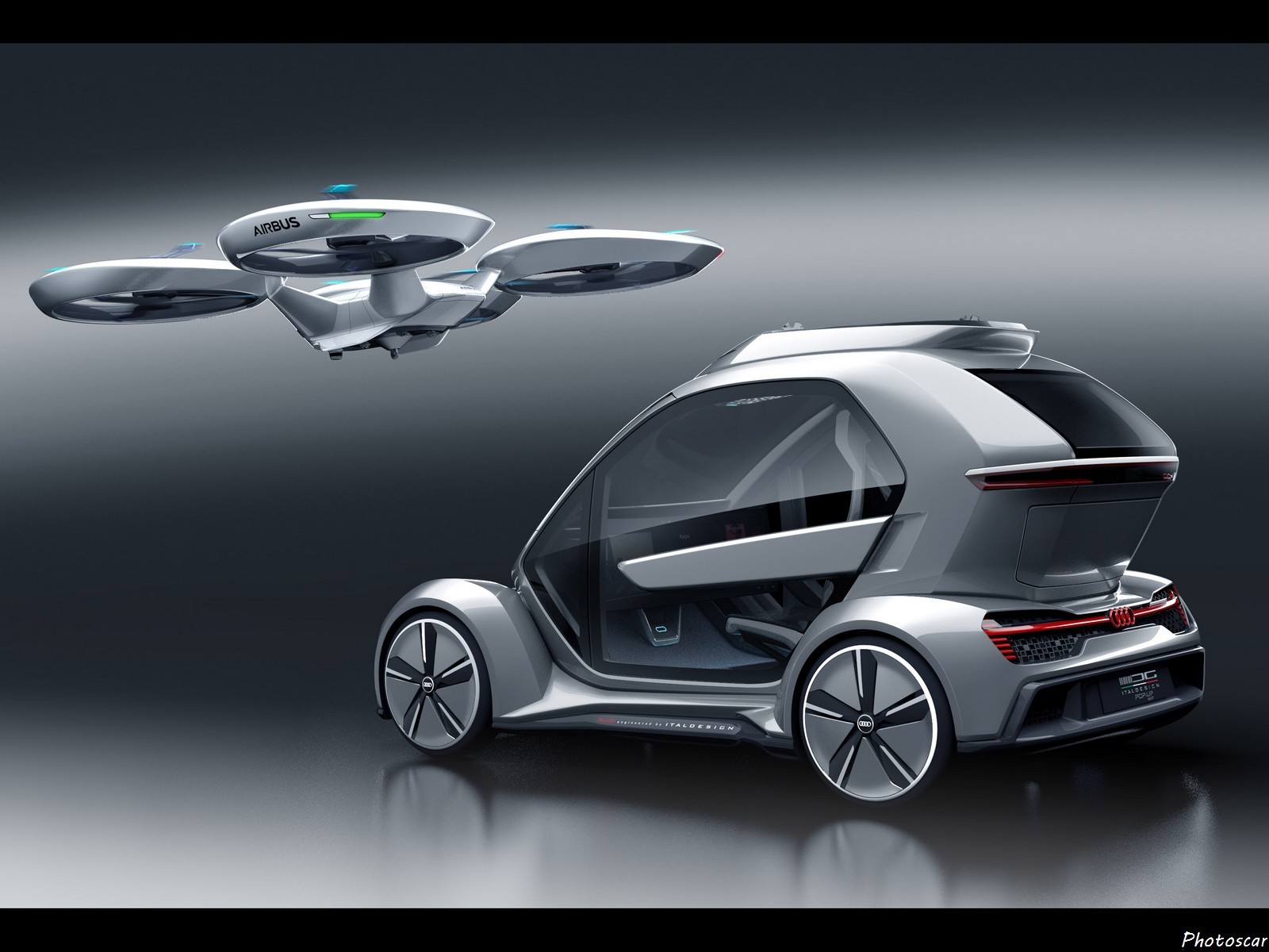 Audi Airbus Pop-Up Next Italdesign 2018 - La Voiture 2-en-1
