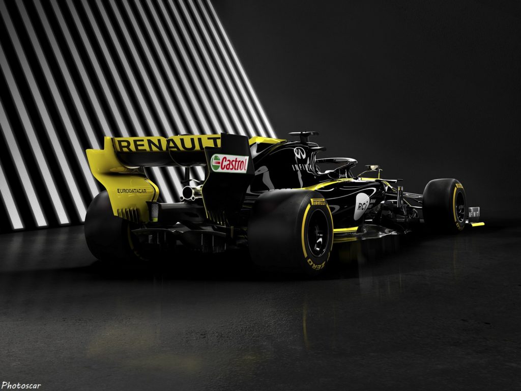 Renault RS19 F1 2019 - Le Losange conserve ses couleurs jaune et noire