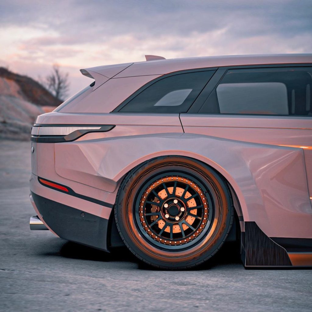 Range Rover Velar BradBuilds - Châssis bas et un corps large
