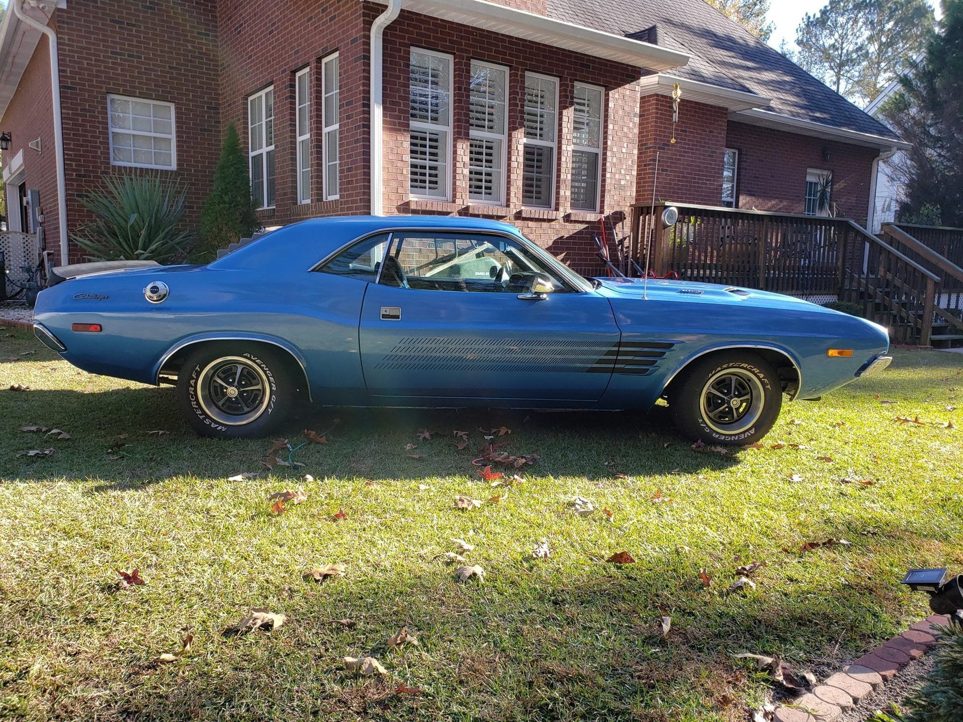 This 1972 Dodge Challenger Rallye Streetside