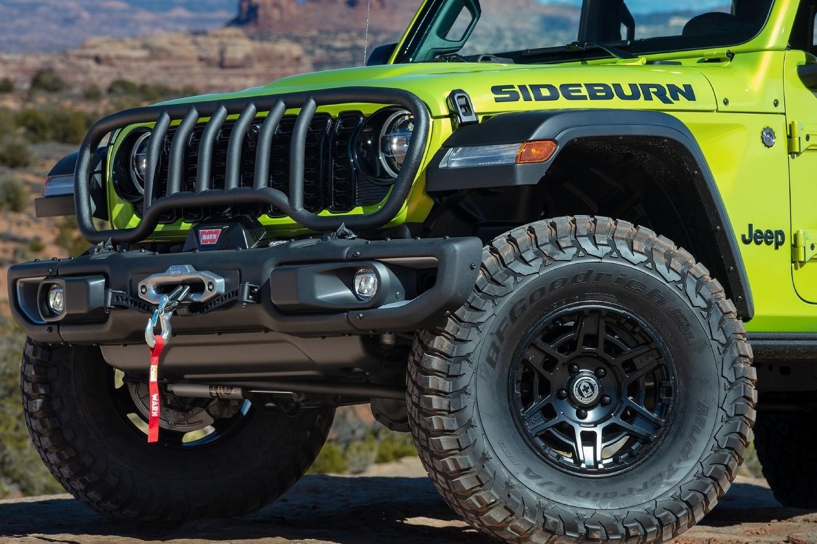 Jeep Gladiator Sideburn Concept 2023 - Moteur V6 Pentastar 3,6 l