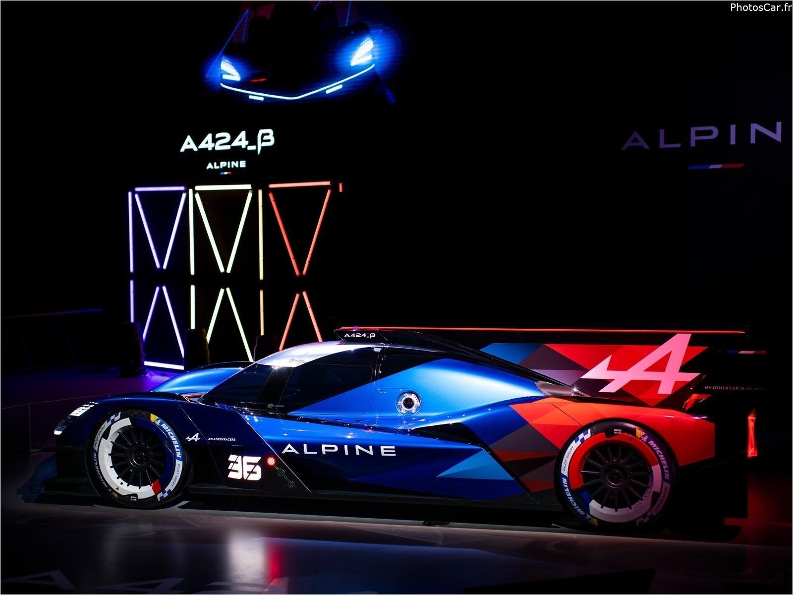 Alpine A424_β Beta Concept 2023 - Nouvelle hypercar tricolore - Photoscar