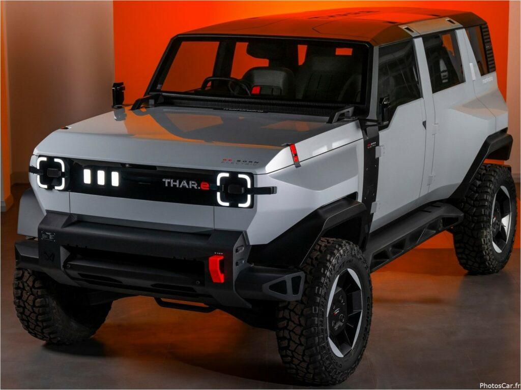Mahindra Vision Thar-e Concept, futur SUV tout-terrain électrique ...