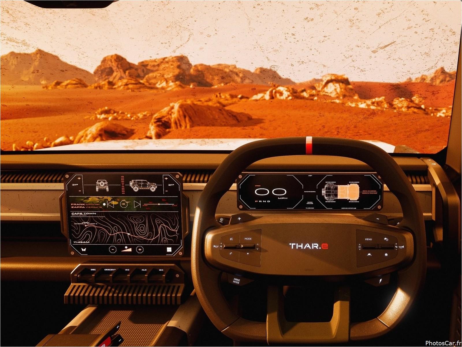 Mahindra Vision Thar-e Concept, futur SUV tout-terrain électrique ...