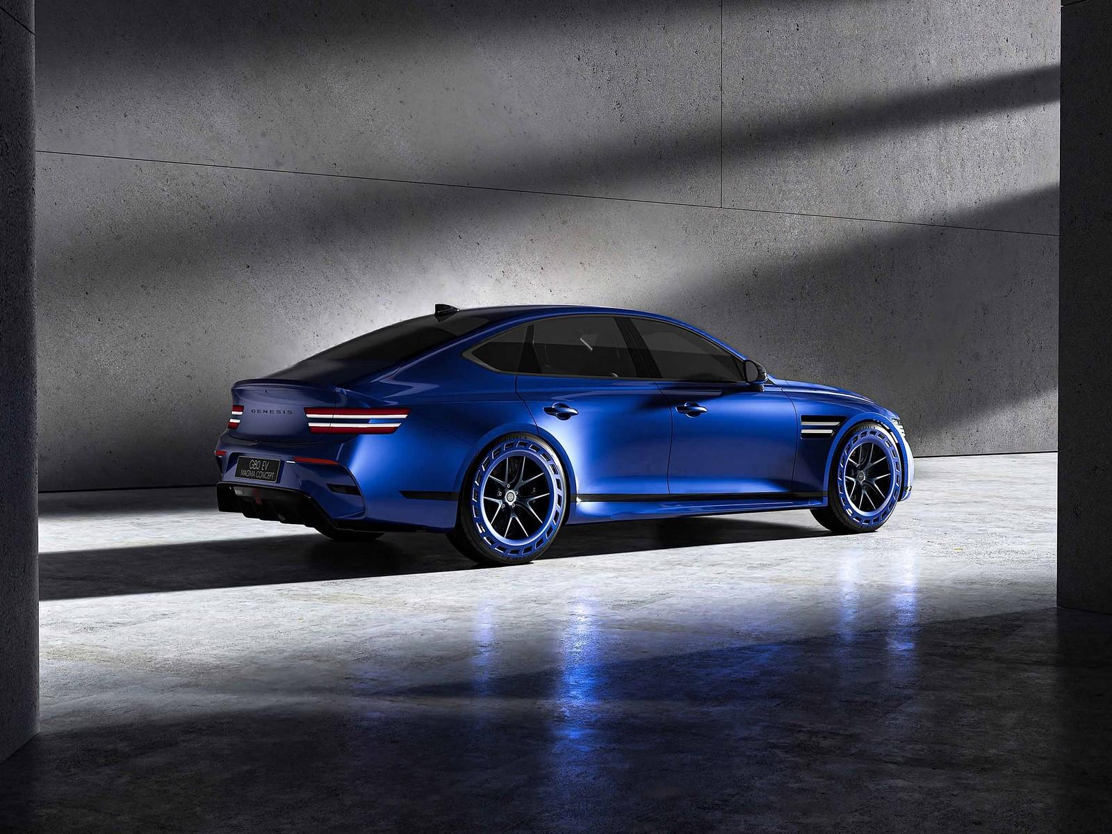 Genesis G80 EV Magma Concept 2024, l'avenir du luxe électrique