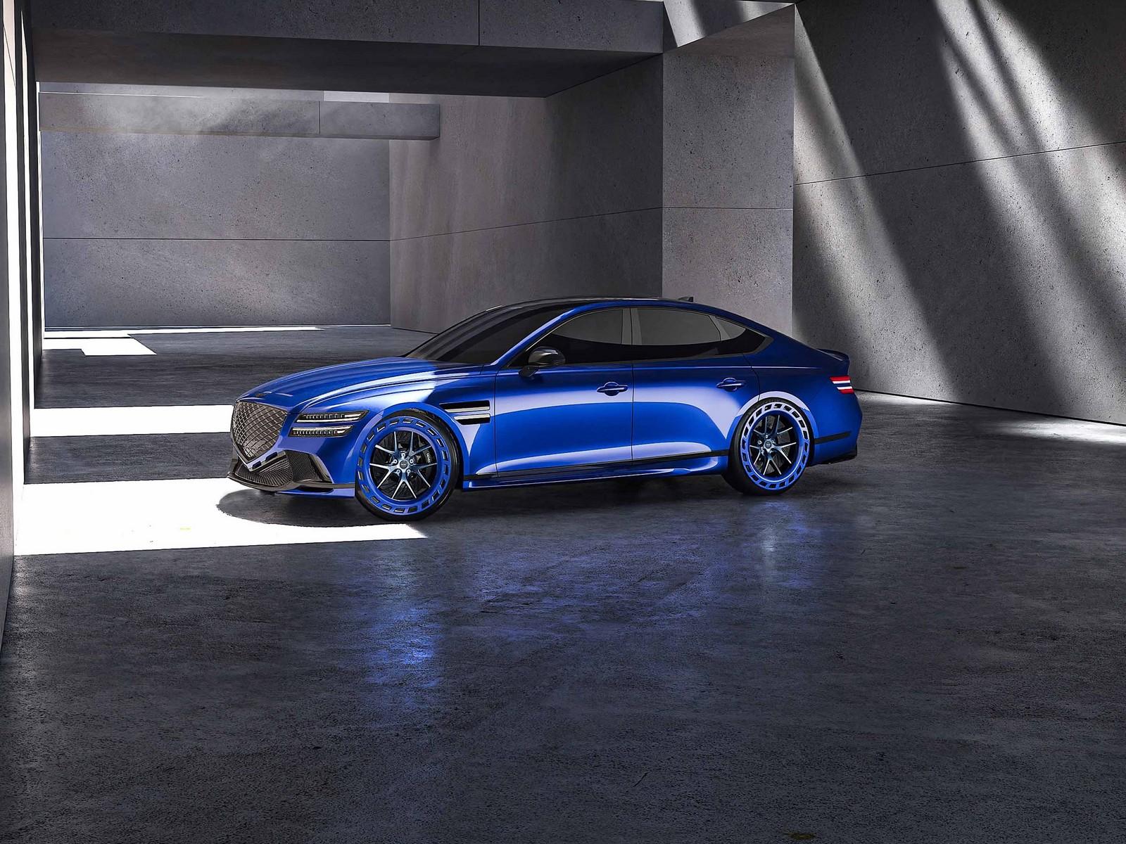 Genesis G80 EV Magma Concept 2024, l'avenir du luxe électrique